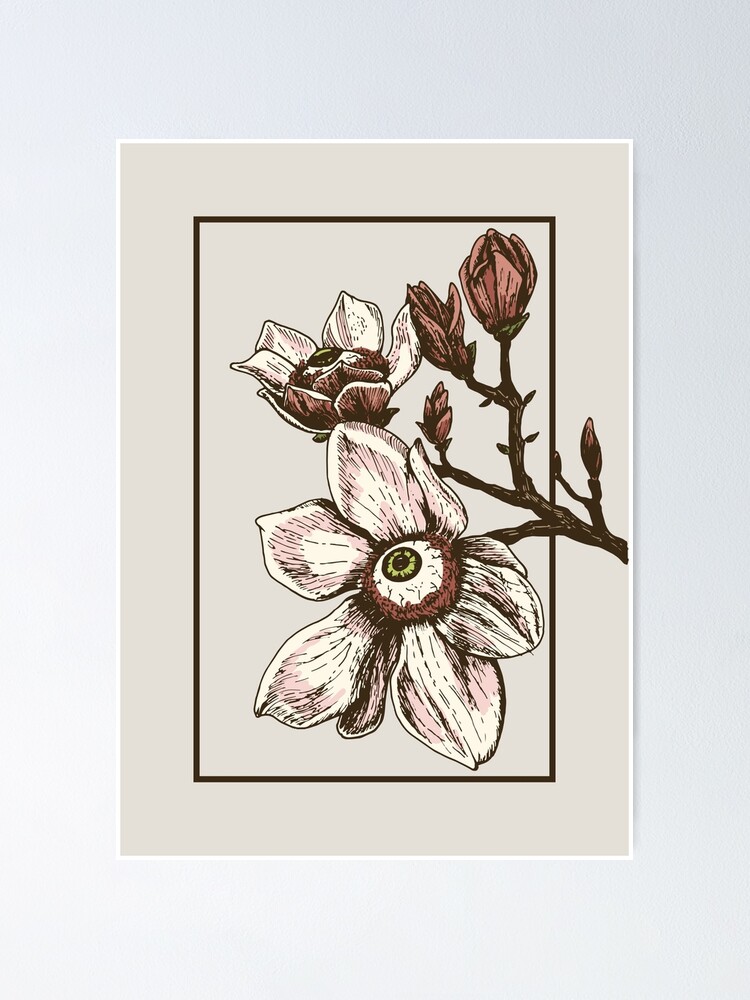"Magnolia Eye" Poster for Sale by likekay | Redbubble