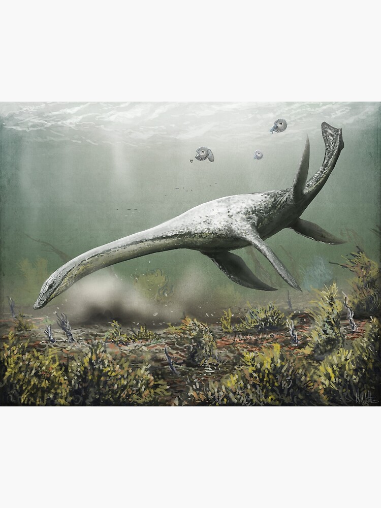 "Attenborosaurus conybeari" Art Print for Sale by MarkWitton | Redbubble