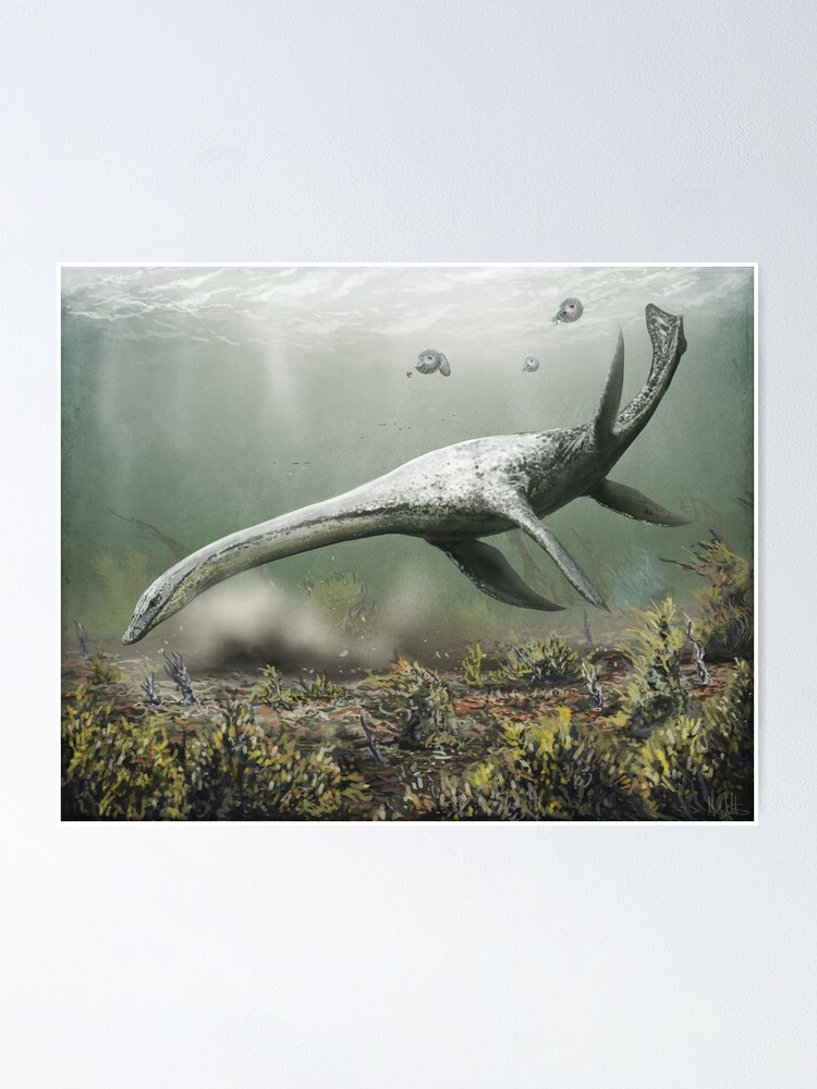 "Attenborosaurus conybeari" Poster by MarkWitton | Redbubble