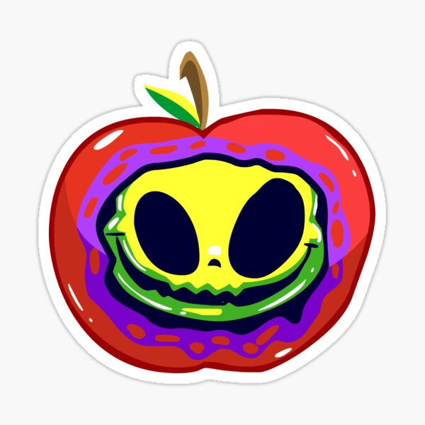 "One Bad Apple" Sticker for Sale by RayneGallows | Redbubble