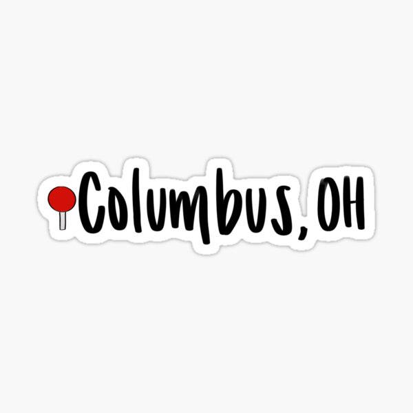 "Columbus" Sticker for Sale by ragray | Redbubble