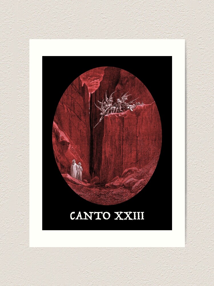 "Dantes Inferno Canto 23 (Malebranche)" Art Print by Persona- | Redbubble