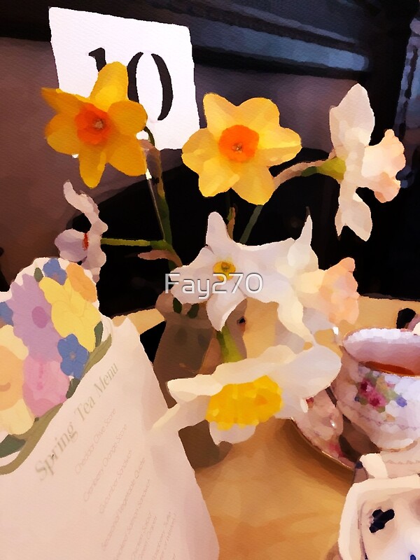 "Spring Tea Menu" by Fay270 | Redbubble