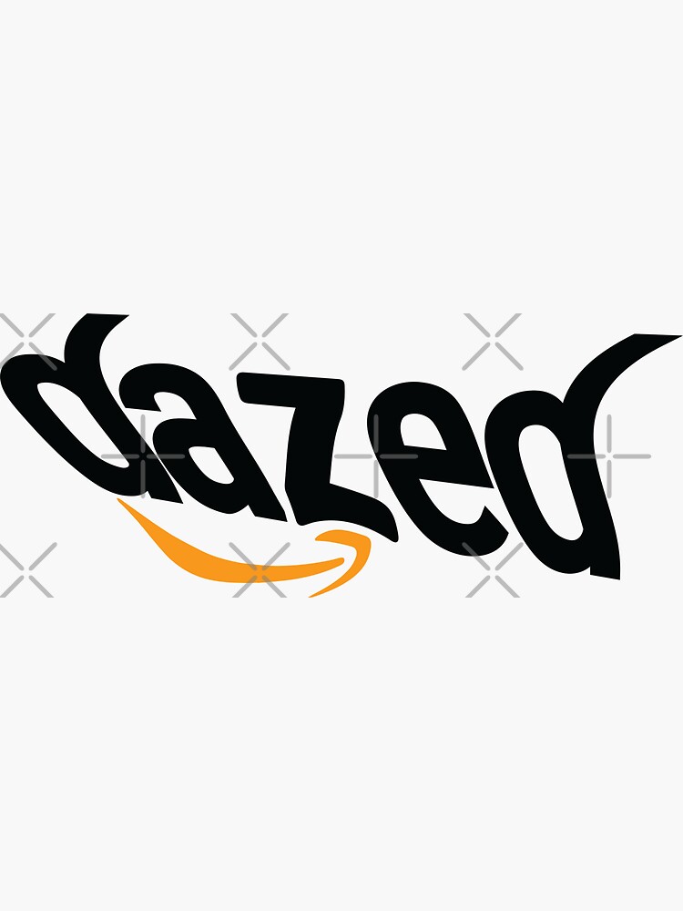 "Dazed Smile Logo" Sticker for Sale by countercolour | Redbubble
