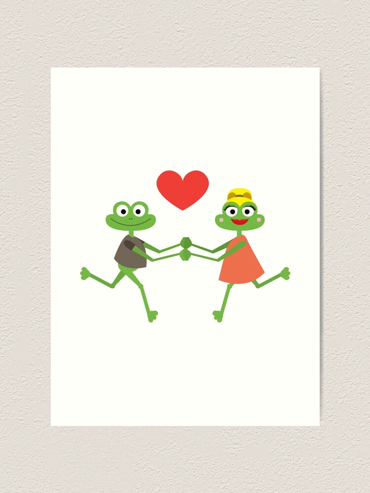 "Mr Frog, Love, Mrs Frog, Cute Frog Illustration, Line Art, Cute ...