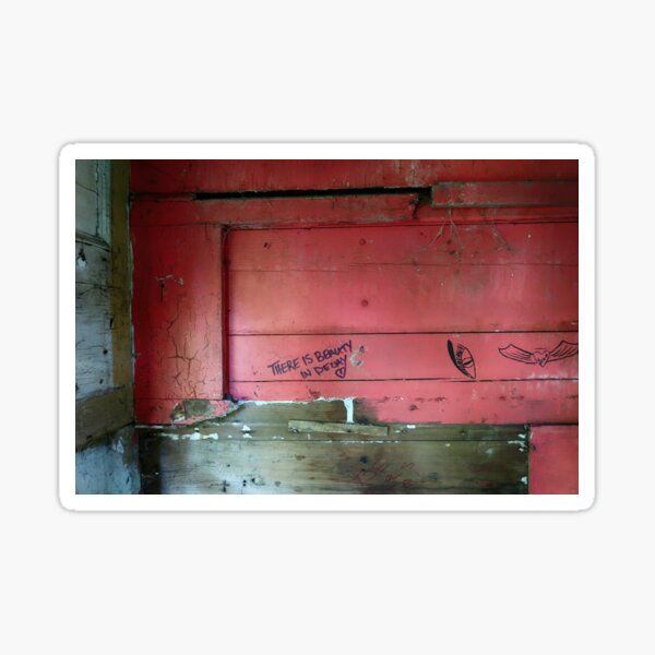 "Railway Graveyard 07 (There is Beauty in Decay)" Sticker for Sale by ...