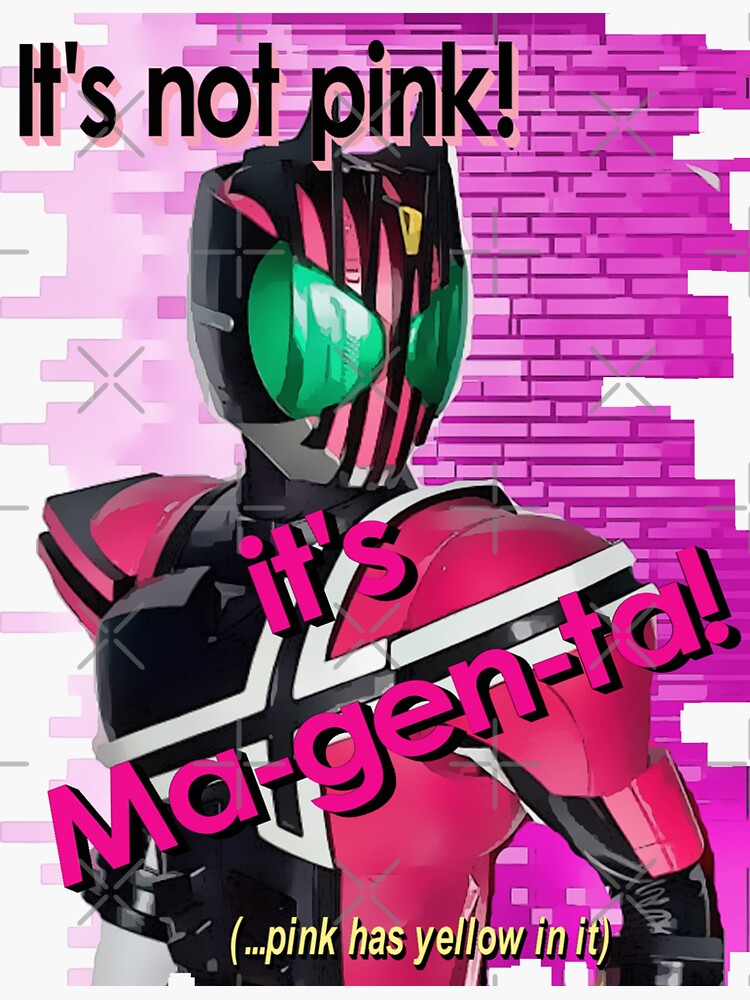"Kamen Rider Decade - Destroyer of Worlds - It's Not Pink It's Magenta ...