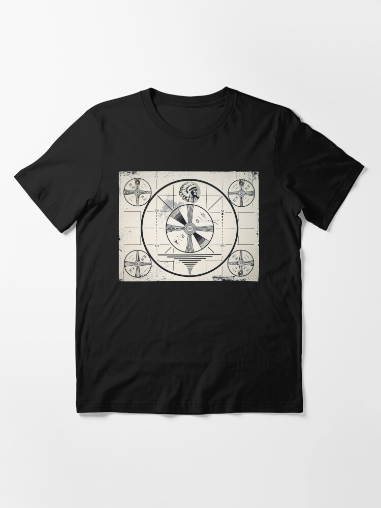 "Retro TV Monoscope Test Pattern" T-shirt for Sale by Glimmersmith ...