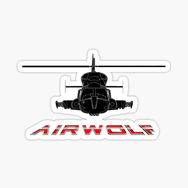 Airwolf Stickers | Redbubble