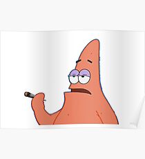 Spongebob Smoking Posters | Redbubble