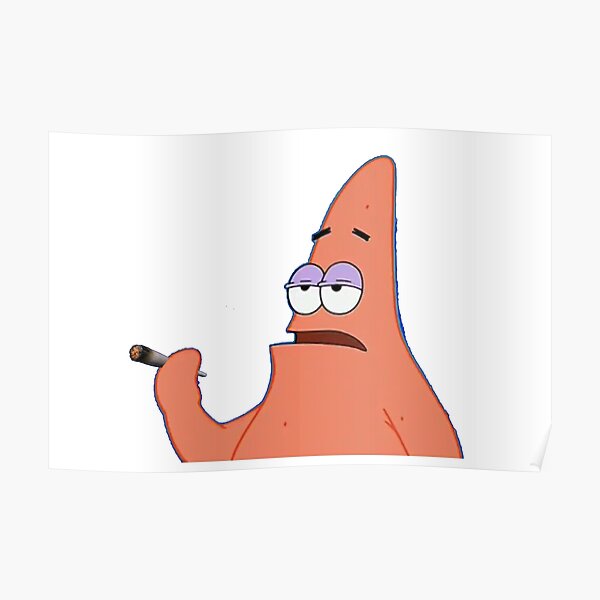 Spongebob Smoking Posters | Redbubble