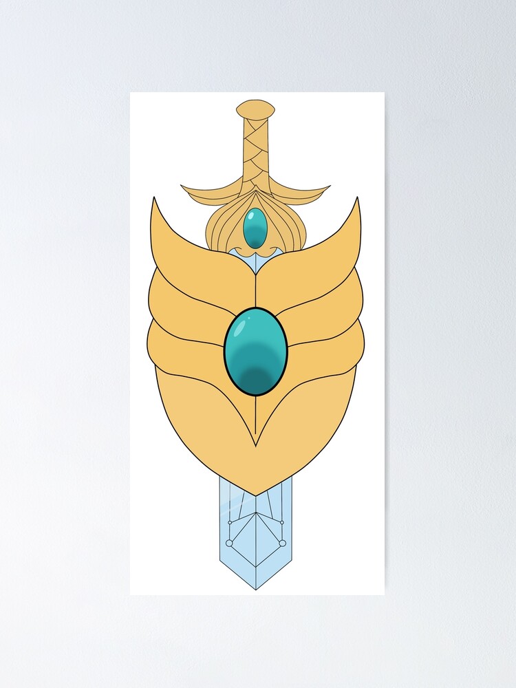 "She-Ra's Sword And Shield of Protection" Poster by StitchItMama ...