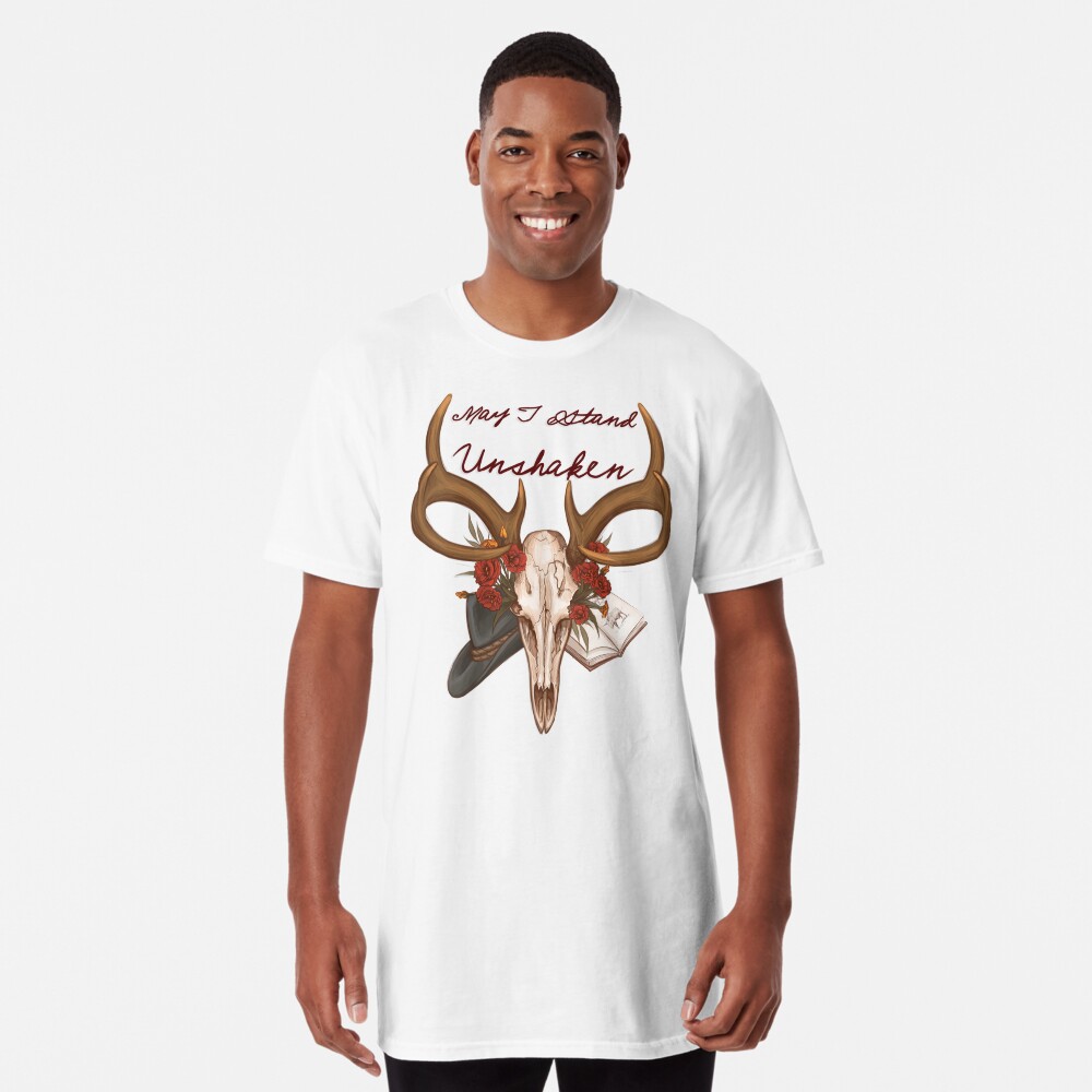 "May I Stand Unshaken" Sticker for Sale by Nioma Van der Steen | Redbubble