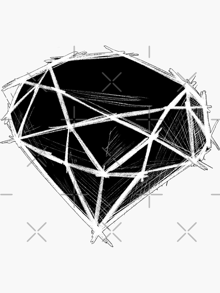 "Inverted diamond" Sticker by AshleyNikkiB | Redbubble