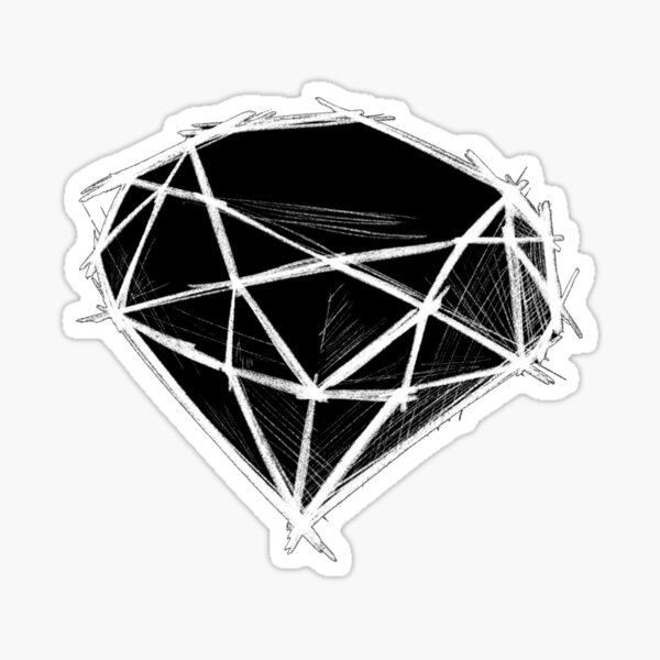 "Inverted diamond" Sticker by AshleyNikkiB | Redbubble