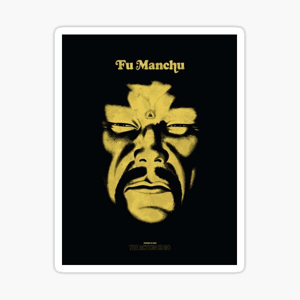 Fu Manchu Stickers | Redbubble
