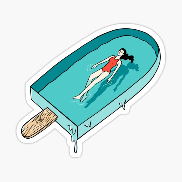 "Afloat " Sticker by coffeeman | Redbubble