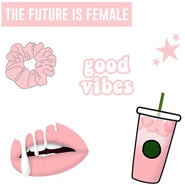 "Light Pink Sticker Pack" Sticker for Sale by abbyjane325 | Redbubble