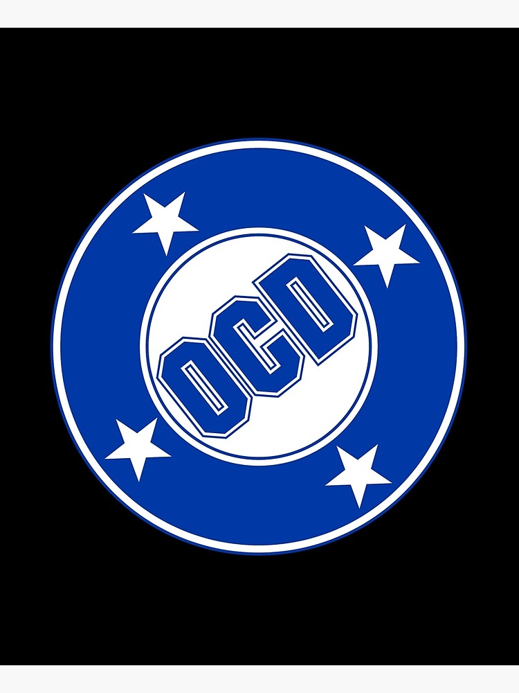 "OCD Blue Logo" Canvas Print by popnerd | Redbubble