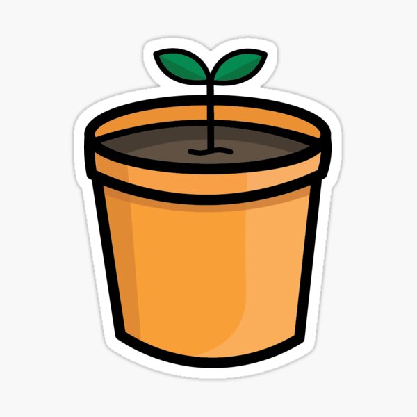 "Sprout. " Sticker for Sale by christiwilbert | Redbubble