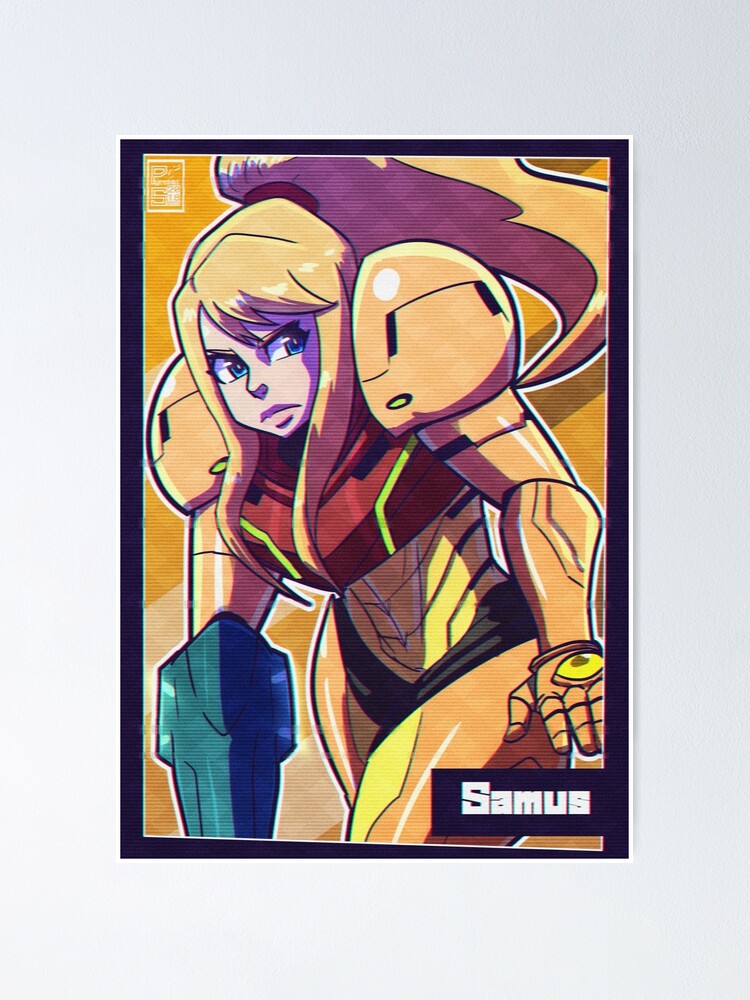 "Samus without helmet" Poster by PyrokidSosa | Redbubble