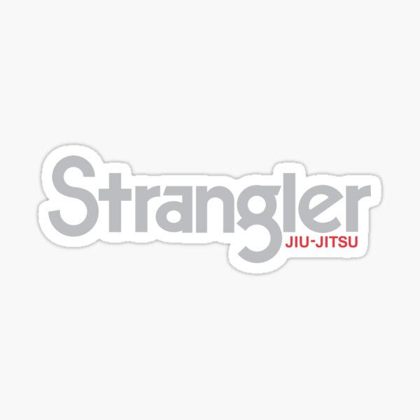 "Strangler Jiu-Jitsu" Sticker for Sale by popnerd | Redbubble
