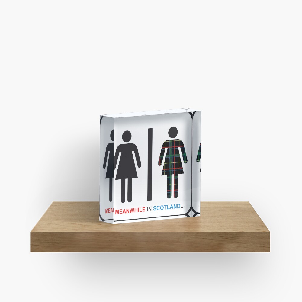 "Funny Scottish Restroom Sign (2)" Sticker for Sale by partypeepsfun ...