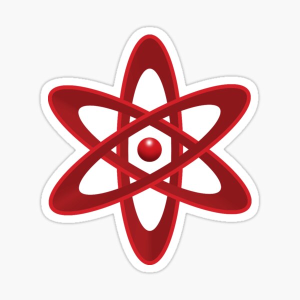 "Atom" Sticker for Sale by wickedcartoons | Redbubble