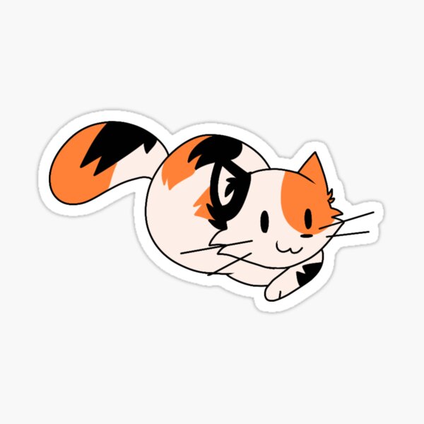 "Calico Cat Sticker" Sticker by captaincostin | Redbubble