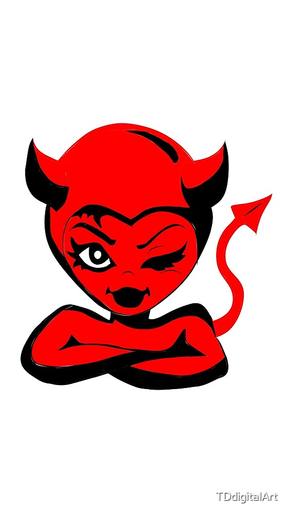 "She Devil " by TDdigitalArt | Redbubble