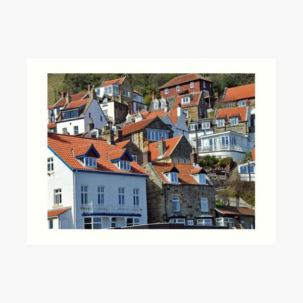 "Runswick Bay , England" Art Print for Sale by robwhitehead | Redbubble