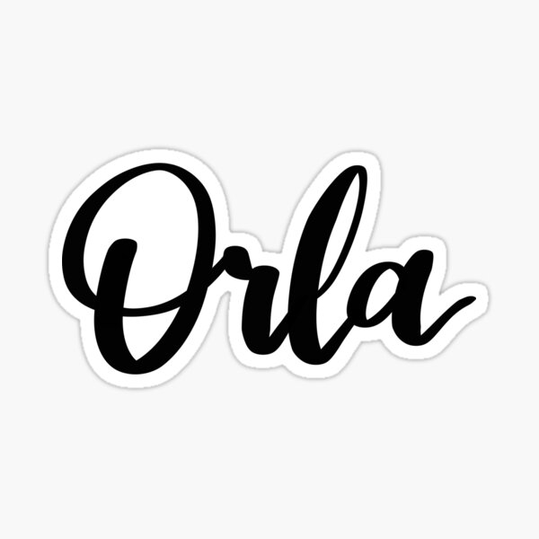 "Orla " Sticker for Sale by ellietography | Redbubble