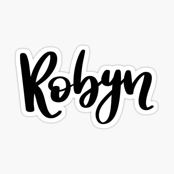"Robyn " Sticker for Sale by ellietography | Redbubble