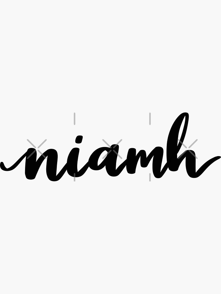 "Niamh" Sticker by ellietography | Redbubble