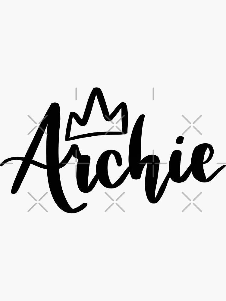 "Archie" Sticker for Sale by ellietography | Redbubble