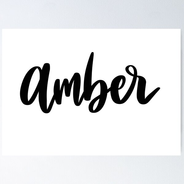 "Amber " Poster for Sale by ellietography | Redbubble