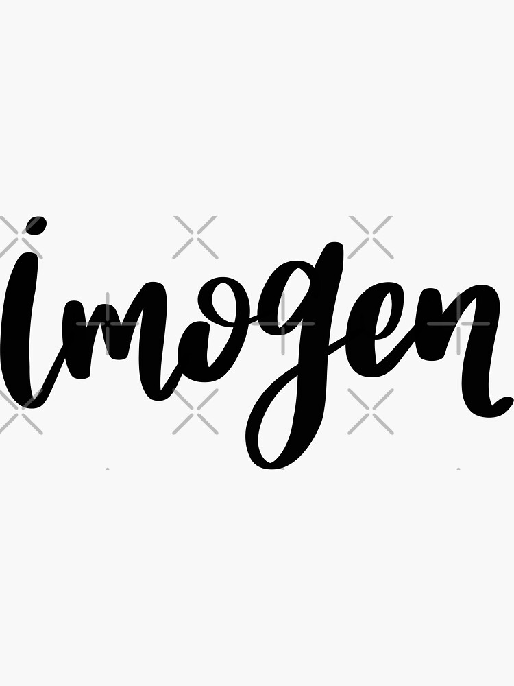 "Imogen " Sticker by ellietography | Redbubble