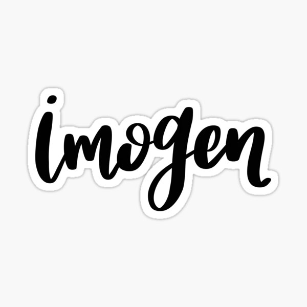 "Imogen " Sticker by ellietography | Redbubble