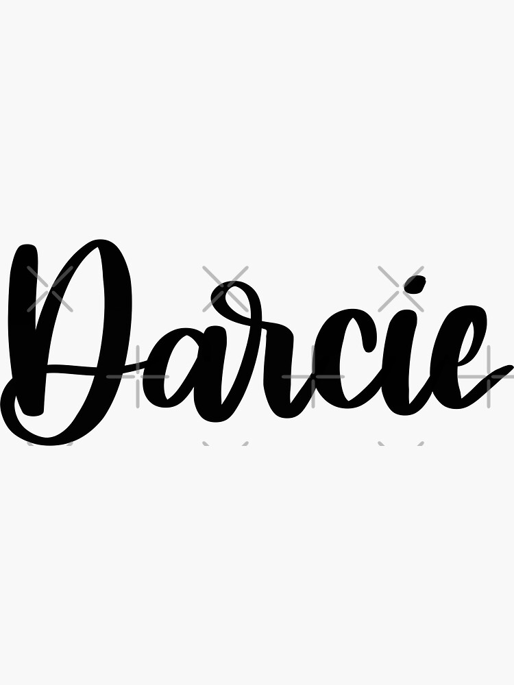 "Darcie" Sticker for Sale by ellietography | Redbubble