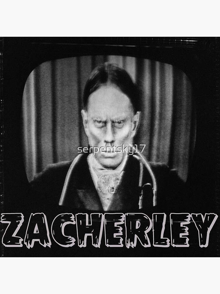 "Zacherley" Sticker for Sale by serpentsky17 | Redbubble