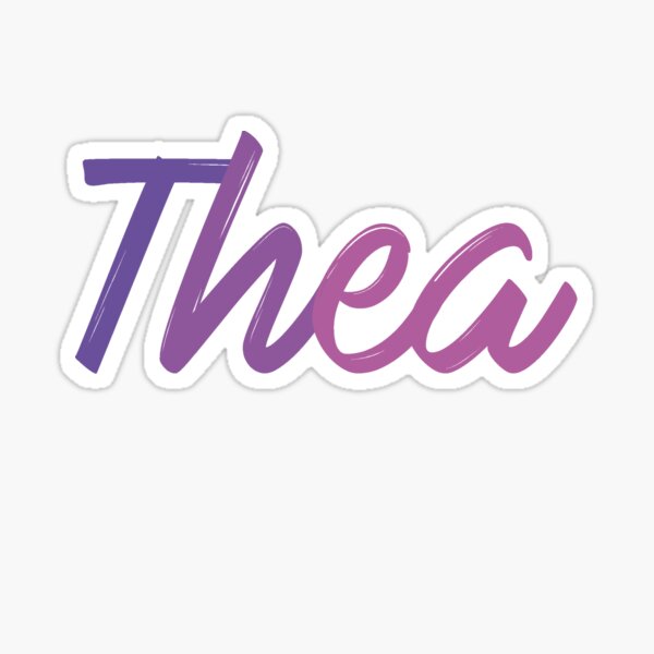 "Thea" Sticker for Sale by Shalomjoy | Redbubble