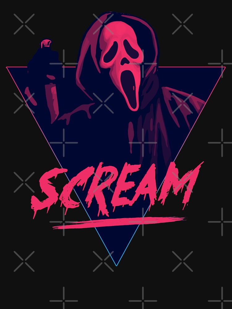 "Scream movie - 80s design" T-shirt for Sale by BadgerofWater ...
