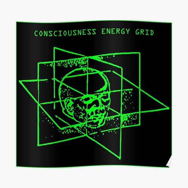 "Consciousness Energy Grid " Poster by radesigns2 | Redbubble