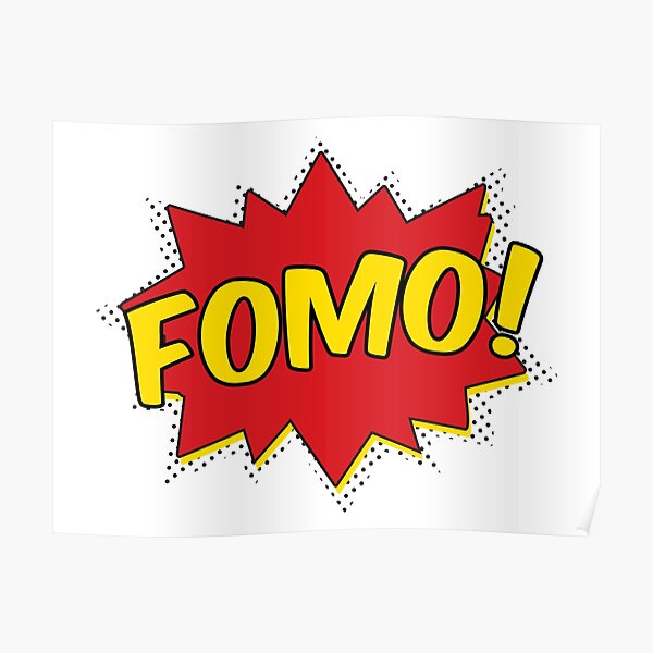 "Super Fomo" Poster for Sale by teesaurus | Redbubble