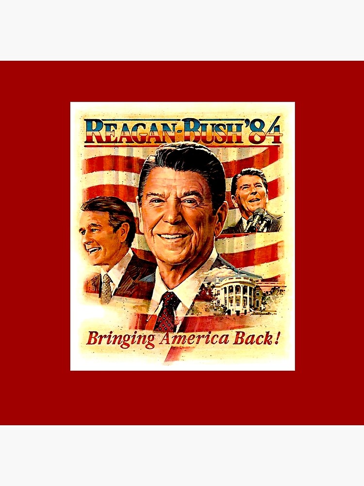 " REAGAN FOR PRESIDENT: Vintage Campaign Advertising Print " Throw ...