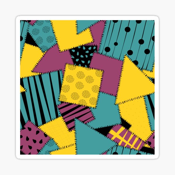 "Patchwork Ragdoll Sally" Sticker for Sale by implexity | Redbubble