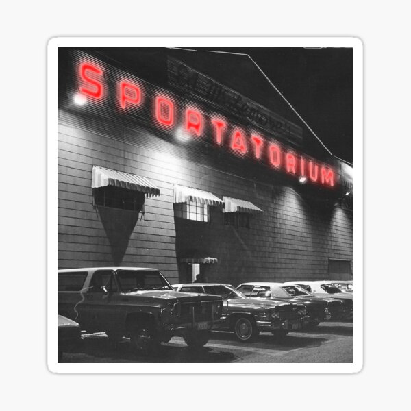 "Dallas Sportatorium" Sticker for Sale by DDTees | Redbubble