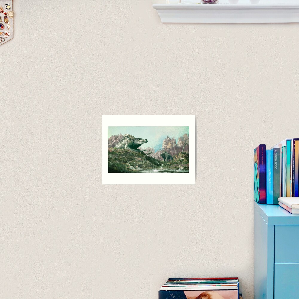 "Retro Megalosaurus" Poster for Sale by MarkWitton | Redbubble