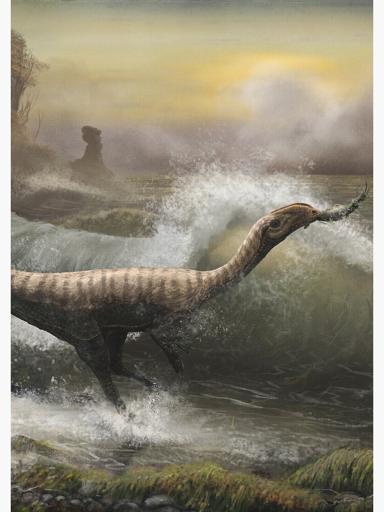 "Sarcosaurus by the sea" Spiral Notebook for Sale by MarkWitton | Redbubble