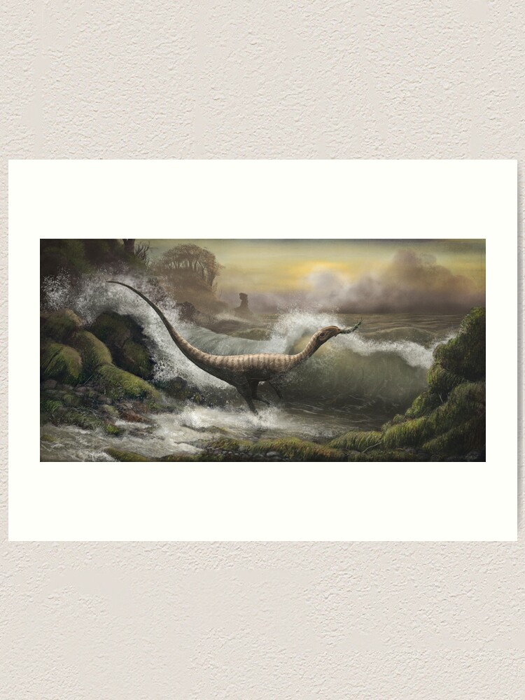 "Sarcosaurus by the sea" Art Print by MarkWitton | Redbubble
